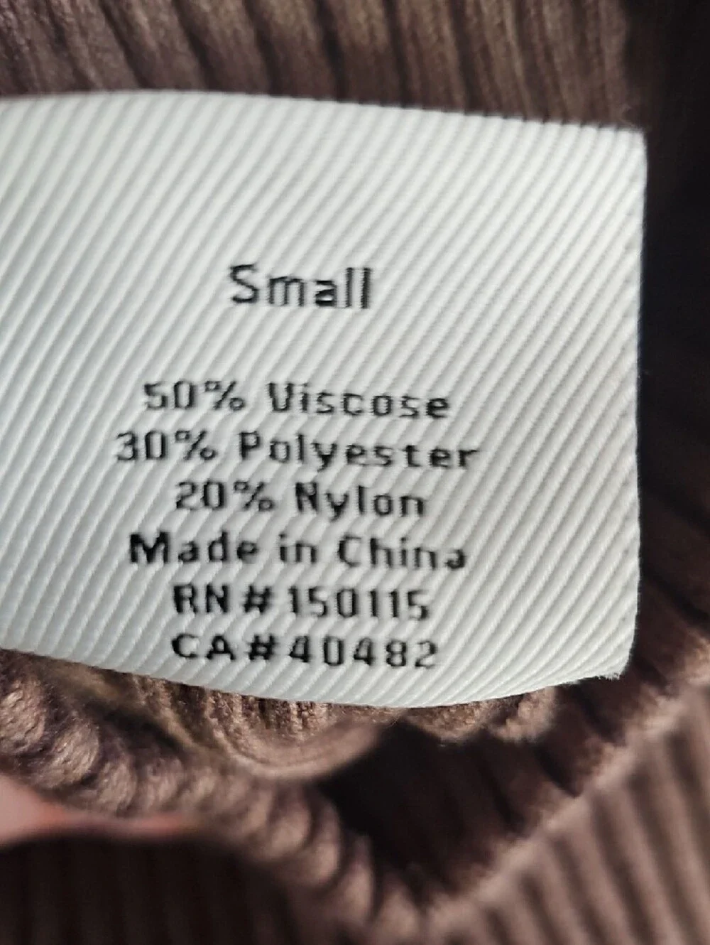 Varley | Sweaters | Varley Mayfair Mock Neck Knit Sweater S Brown ...